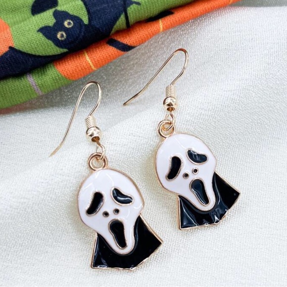Jewelry | Ghostface From Scream Earrings | Poshmark